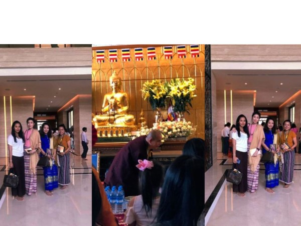 မိုင်းဖုန်းဆရာတော်ဘုရားကိုဖူးခွင့်အကြိမ်ကြိမ်လွဲခဲ့ပြီးနောက် ပထမဆုံးဖူးမျှော်ခွင့်ရလိုက်တဲ့