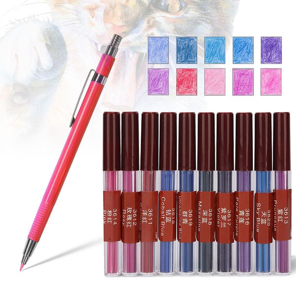pencil leads 10Pcs 2.0mm Mechanical Automatic Pencil Colorful Leads ...