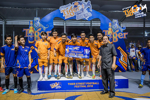 ក្រុម PCO បានឈ្នះជើងឯកបាល់ទាត់ Tiger Street Football Festival 2018 ...